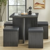 Free Shipping! Mainstays 5-Piece Dexter Dining Set with Storage Ottoman ...