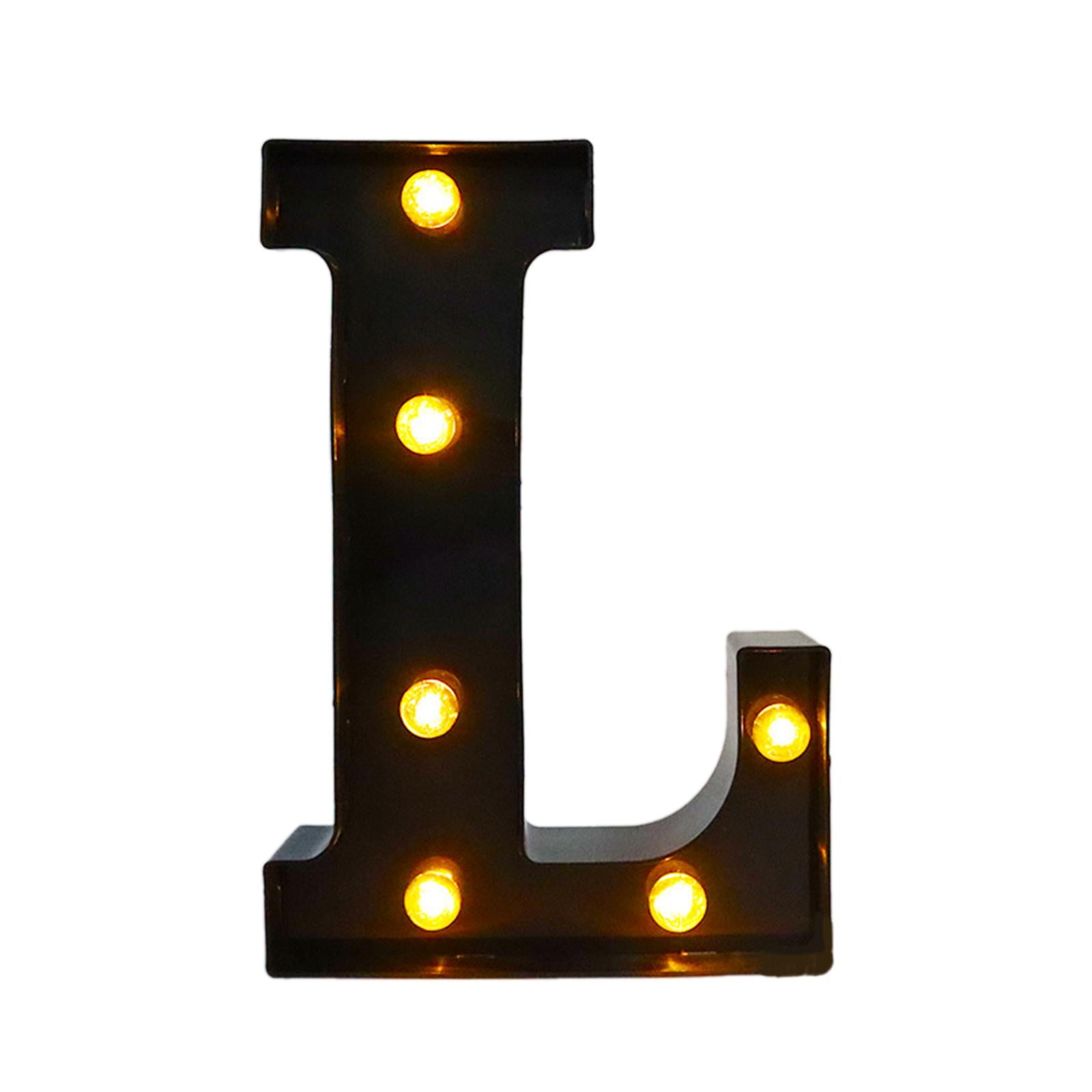 Letrero con letras del alfabeto Macarena luz LED para marquesina ...