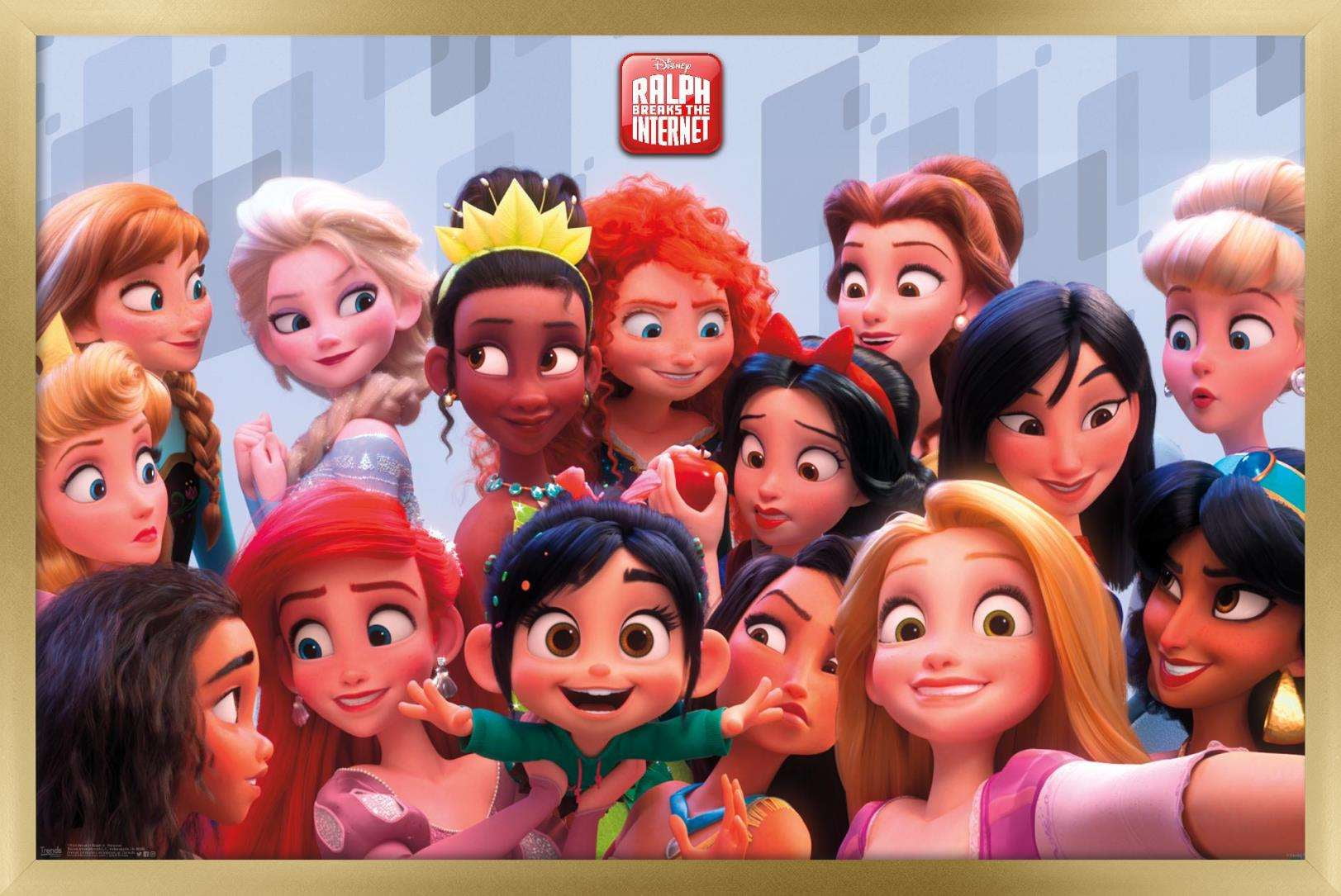 Disney Wreck It Ralph: Ralph Breaks The Internet - Princess Wall Poster ...