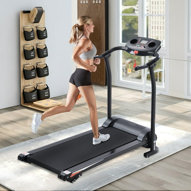 Merax 1200W 2.0HP 3 Manual Incline Electric Treadmill Folding Motorized ...