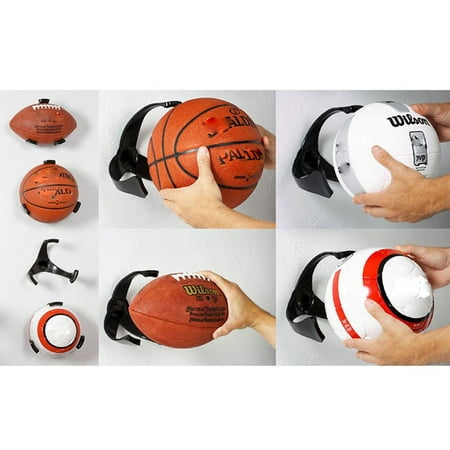 Plastic Ball Claw Wall Mount Basketball Holder Football Storage Rack ...