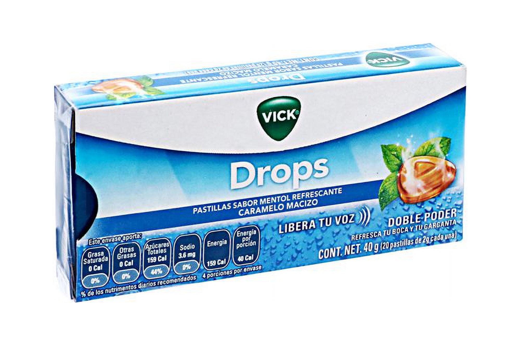 Vick Caja Con 20 Pastillas Sabor Mentol-Eucalipto Vick CAJA | Walmart ...