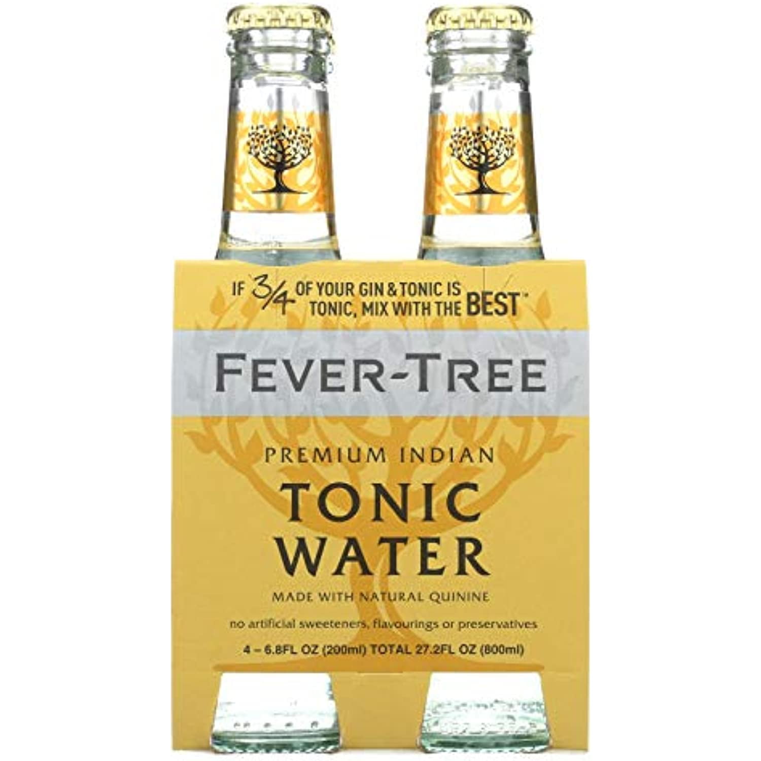 Fever Tree Soda 4Pk Tonic Water - Walmart.com