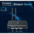 StreamGenieTV 2.0 Wireless Smart Stream Box by FreeStream, Dual WiFi ...