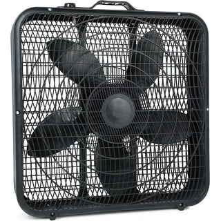 Genesis 20"3 Speed Box Fan with Max Cooling Technology, G20BOX-BLK ...