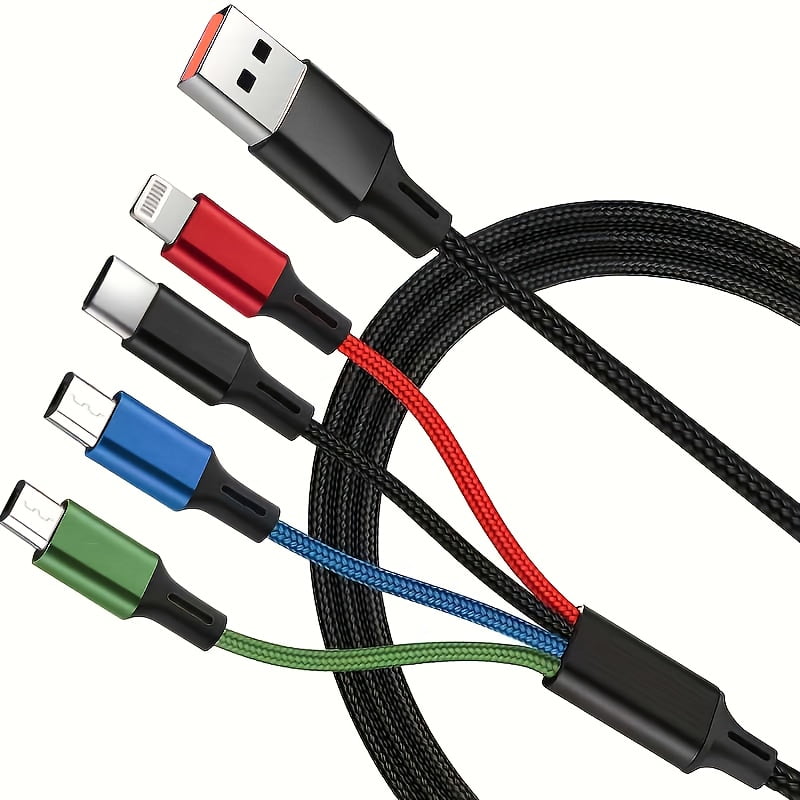 Click here for Unbranded 4-In-1 Braided Multi-Fast Charging Cable... prices