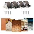 Low Profile 1 Inch Casters Set Of 4 for Cabinets and Small for ...