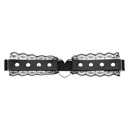 HonHaione Lace Heart-shaped Thigh Garter Round Adjustable Elastic Leg ...
