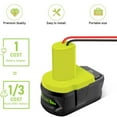Ryobi 18V Power Tool Charger with 12 Gauge Wire for Power Drill Battery ...