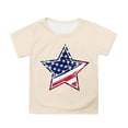250Th America Independence Day Print Casual Short Sleeve Crewneck ...