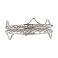 CaraMart 2Pcs Round Stainless Steel Cooking Rack for Baking Roasting ...