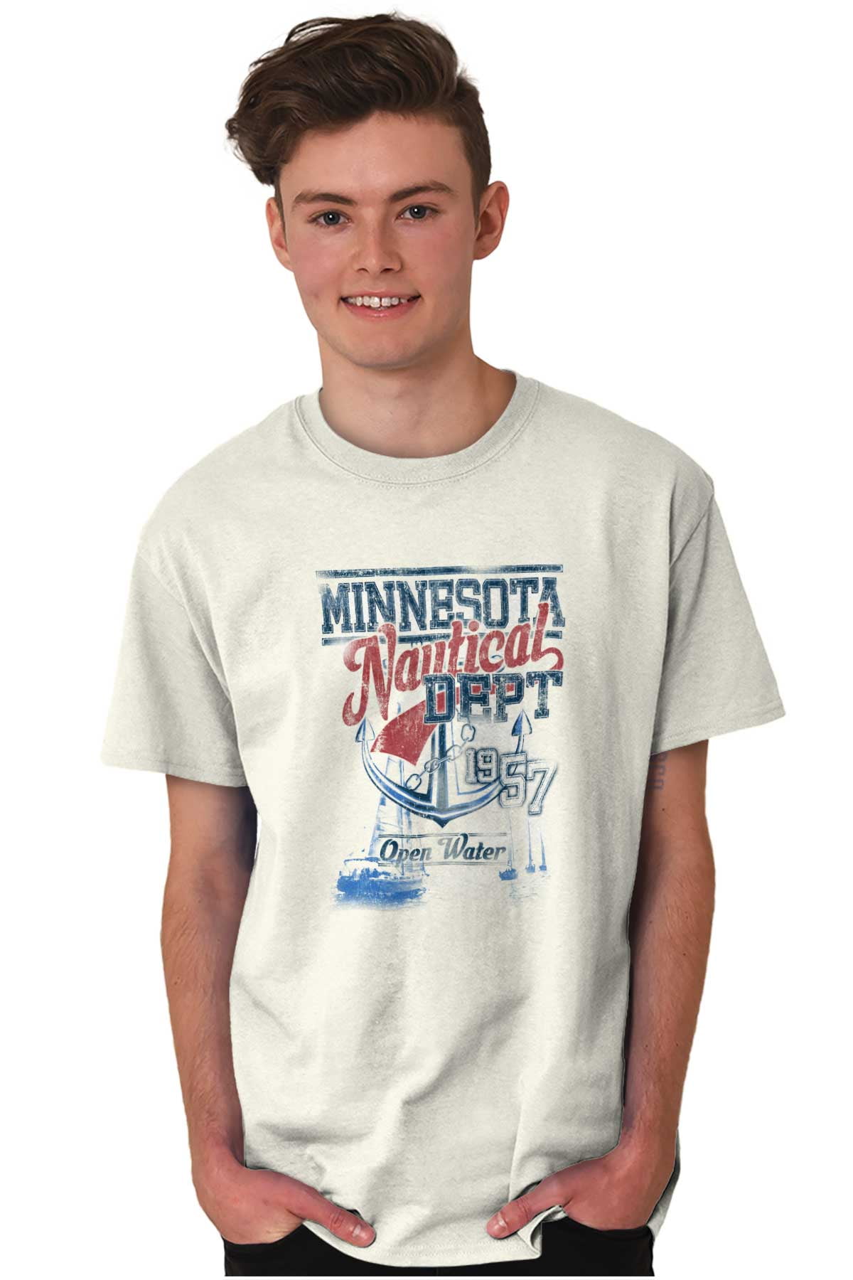 Brisco Brands Nautical Short Sleeve T Shirt Tees Tshirts Minnesota