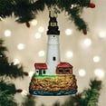 Old World Christmas Portland Head Lighthouse Glass Ornament Free Box ...