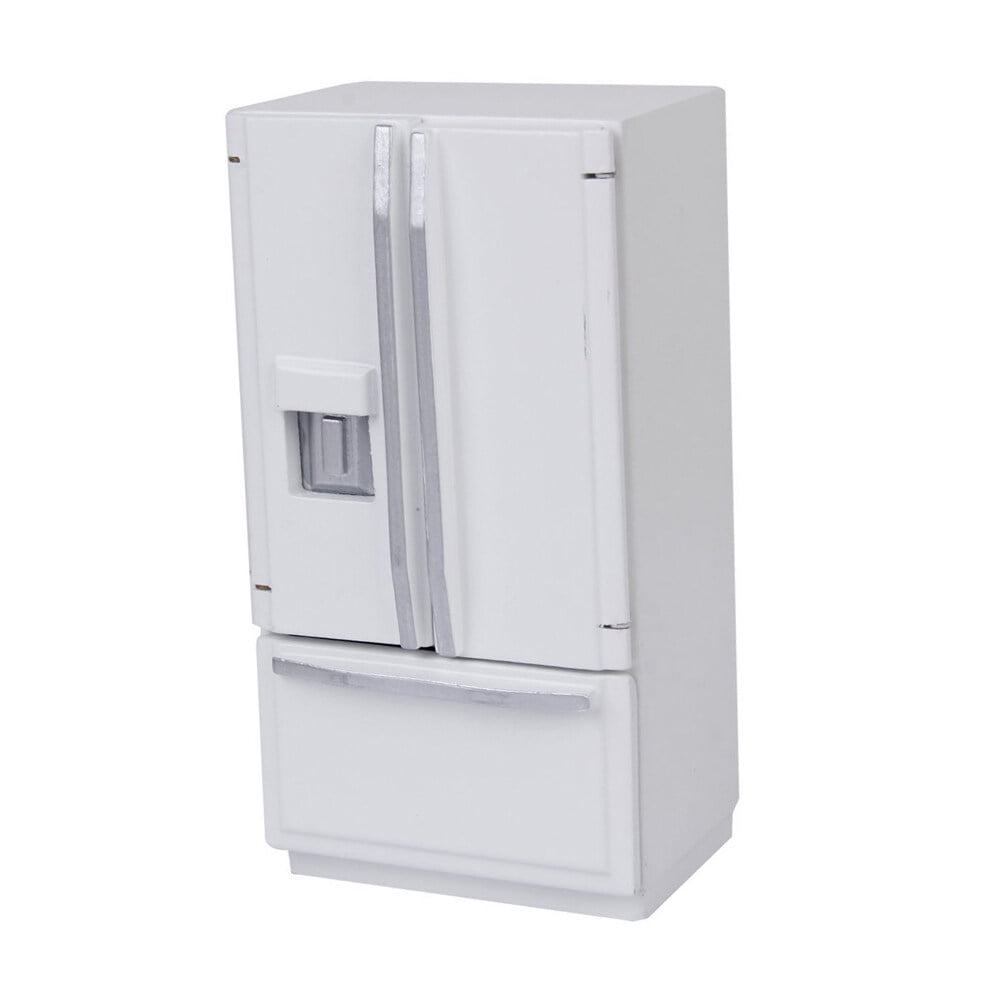 1Pc Simulation Double Doors Refrigerator Toy Mini Furniture Model Toys ...