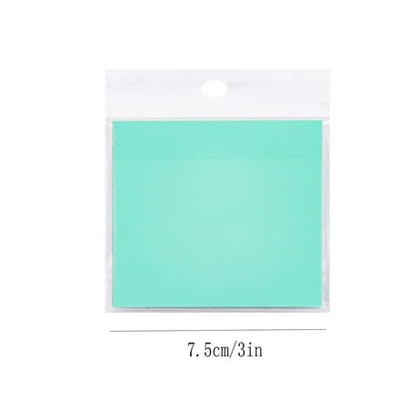 Agiferg 50 Sheets Sticky Notes Transparent Transparent Paper Clear ...