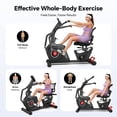 LFEYYD Light Commercial Recumbent Exercise Bikes for Seniors Magnetic ...