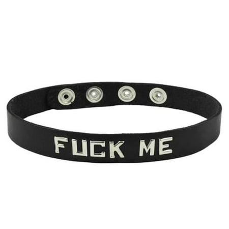 F**k Me Leather Word Band Collar | Walmart Canada