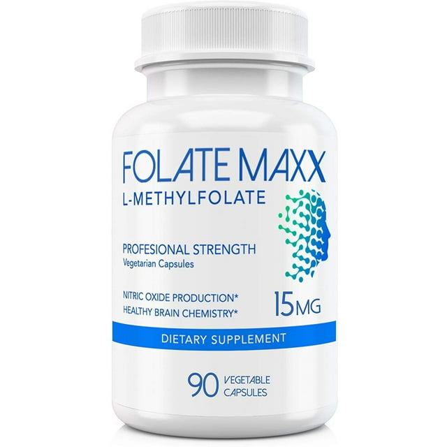 FolateMaxx L-Methylfolate 15 MG 90 Ct Professional Active Folate ...