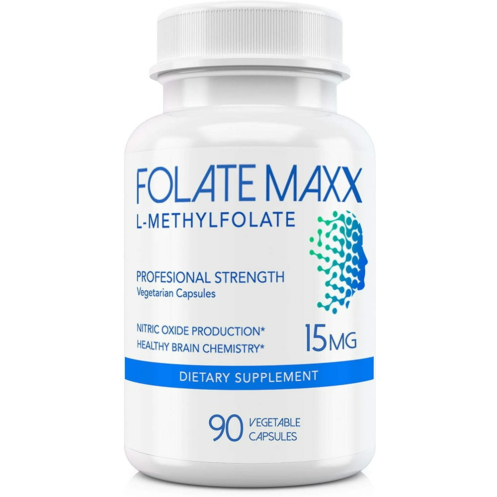 FolateMaxx L-Methylfolate 15 MG 90 Ct Professional Active Folate ...
