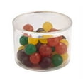 Pioneer Plastics 002C Clear Extra Small Round Plastic Container, 2" W x ...