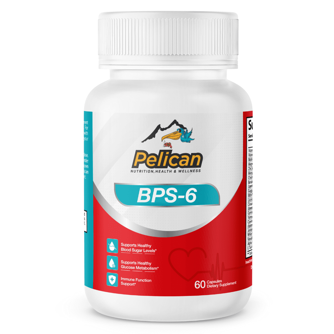 BPS-6 ,Blood Pressure Health Supplement-60 Capsules-Pelican Vitamins ...