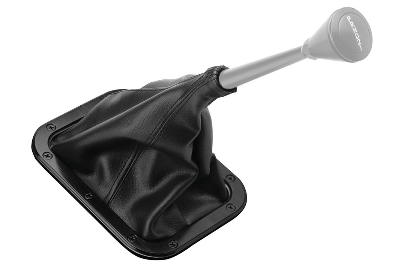 Blk Billet Rectangular Floor Mount Shifter Boot - Walmart.com
