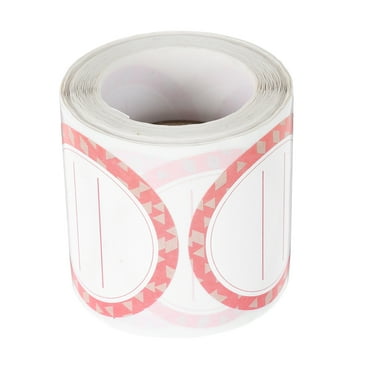 500x/Roll Round Stickers Food Labels Self-Adhesive Labels Writeable ...
