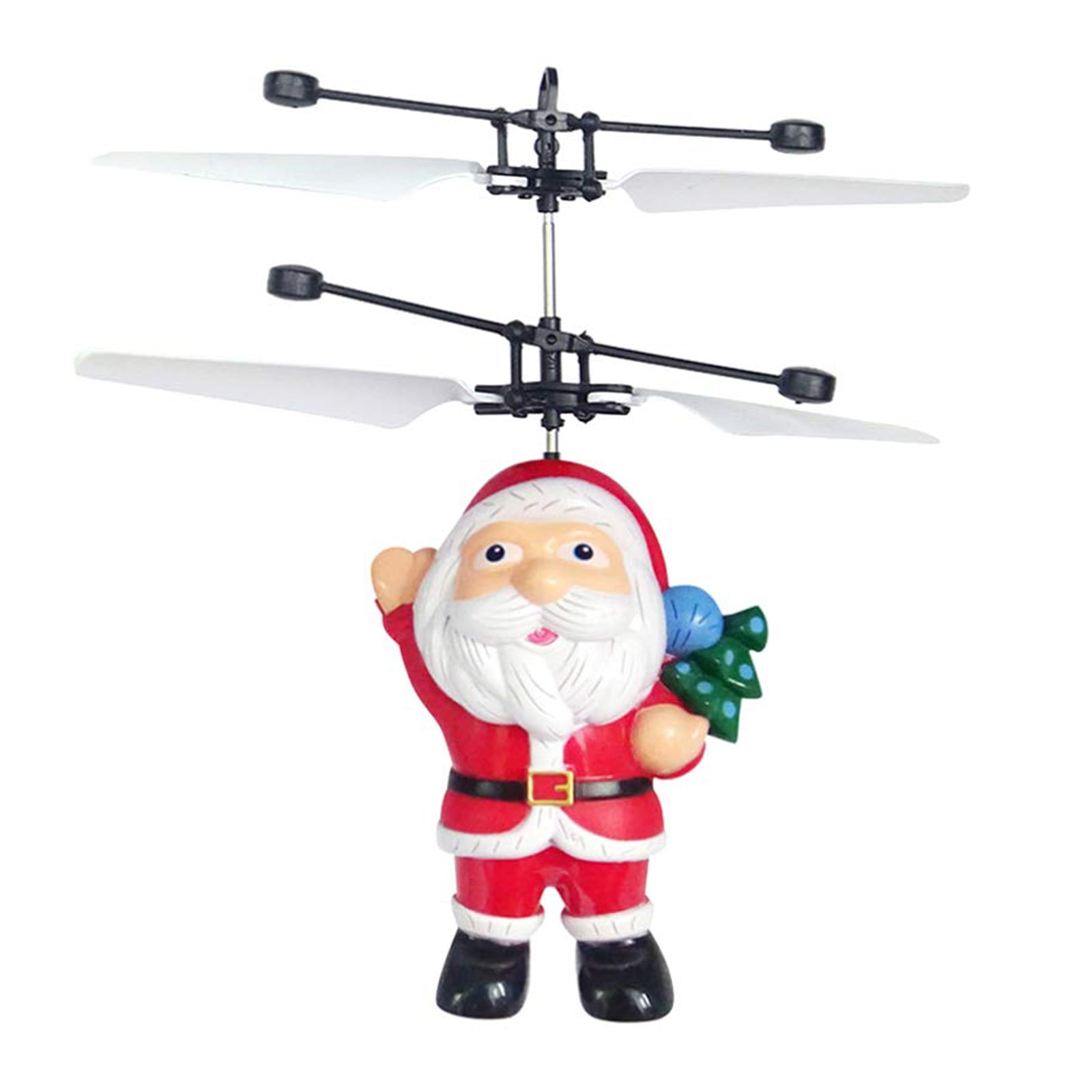 Merry Christmas Santa Claus Airplane Toy for Kids,Electric Infrared ...