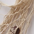 dwsnxt Mediterranean Style Cotton Fishing Net Decoration with Shells ...
