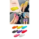 Lavra Women’s Mesh Sequin Slippers Beaded Chinese Floral Slide Sandals ...