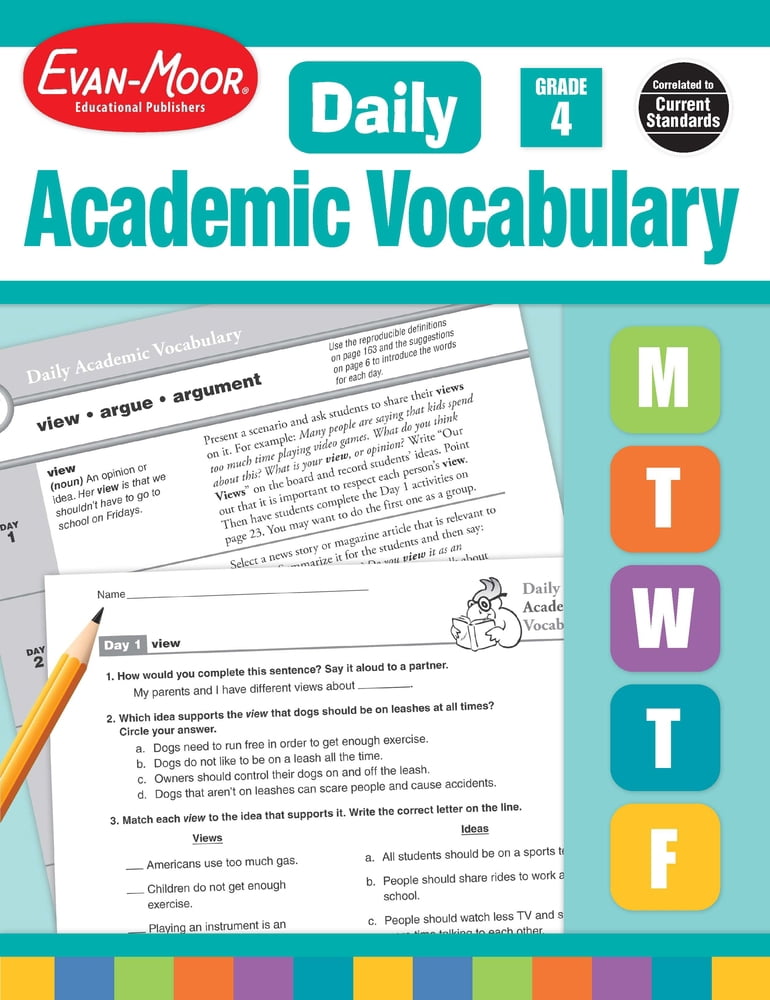 Pre-Owned Daily Academic Vocabulary, Grade 4 Teacher Edition (Paperback ...