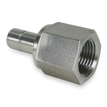 Parker Hex Coupling,316 SS, 1/4" Pipe Size,FNPT 4-4 FHC-SS - Walmart.com