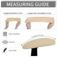 Beige Office Chair Armrest Covers 10-13 inch Long 2 Pieces Stretchable ...
