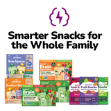 Brainiac Brain Squeezers Fruit Smoothies with Omega-3s, Berry Blast, No ...