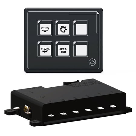 HomHaione 6P Membrane Control On Off Box APP Control with Backlight for ...