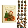 Sloth Countdown Calendar Interactive Advent Set for Kids Holiday ...
