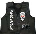 WWE Stone Cold Steve Austin 3:16 Embroidered Smoking Skull Costume Faux ...