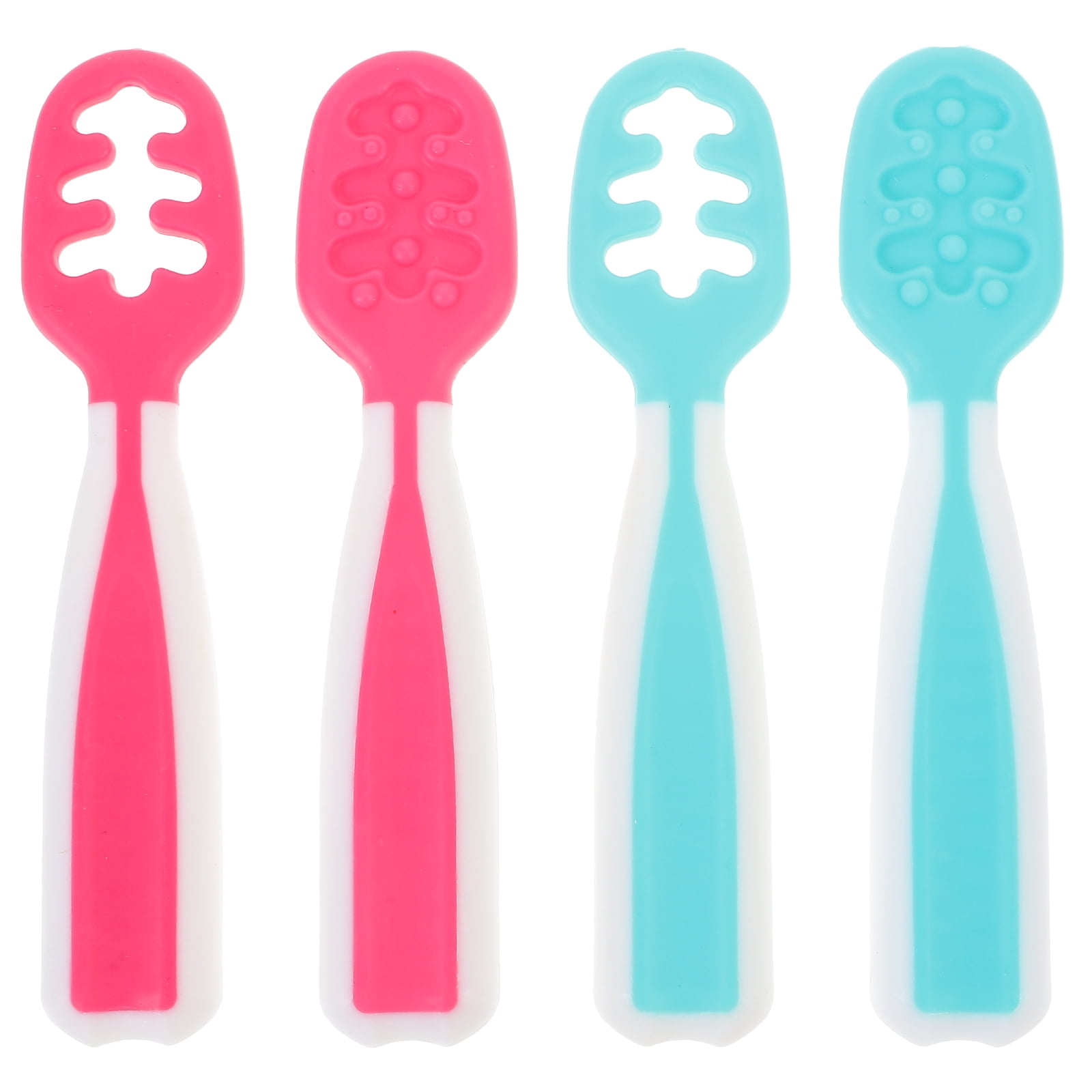 Click here for Unomor 4pcs Cartoon Baby Spoons Baby Learning Feed... prices