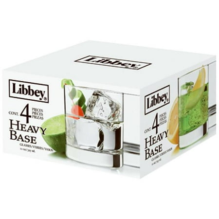 Libbey Glass 917CD 4 Pack, 11 oz. Crystal Rocks Glass - Pack Of 4 ...