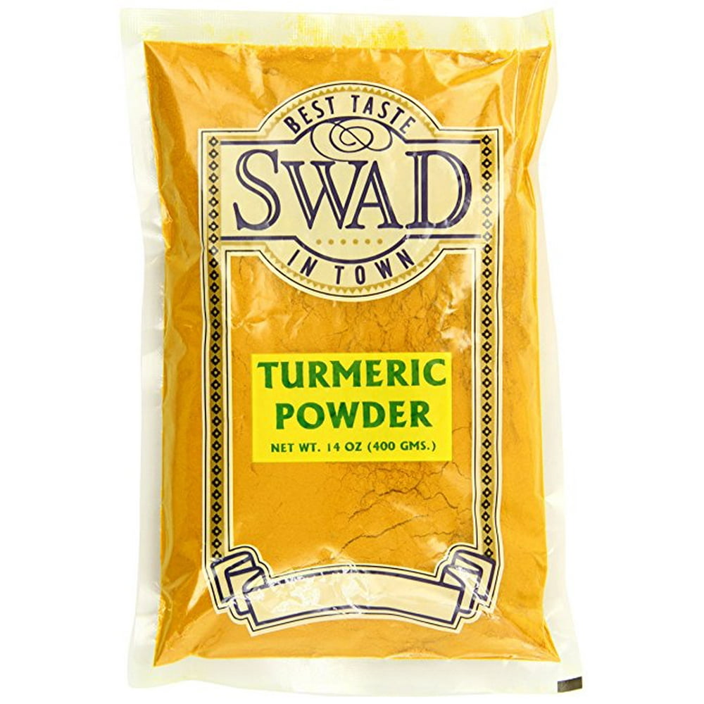 Swad Indian Spice Turmeric Haldi Powder, 14 Ounce - Walmart.com ...