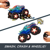 Hot Wheels Monster Trucks 1:15 Scale Mega-Wrex Alive Remote-Control ...
