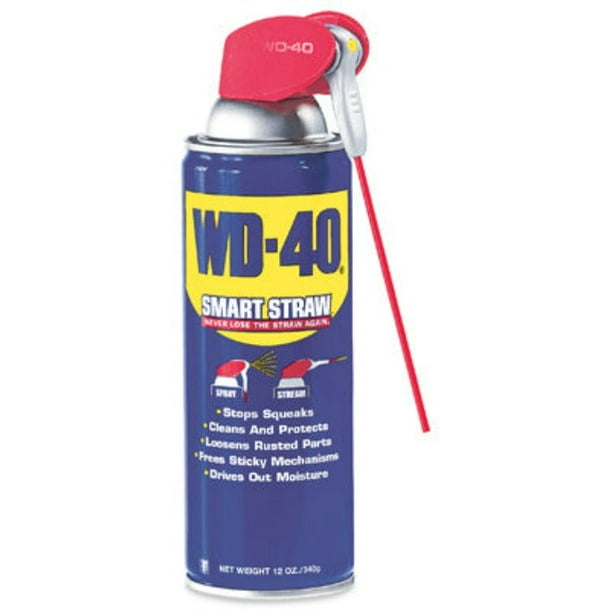 WD-40 490057 12 oz Can Of Aerosol Smart Straw Multi-Purpose Lubricant ...