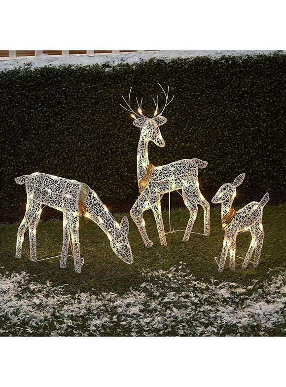 Outdoor Reindeer Decor in Outdoor Christmas Decorations - Walmart.com