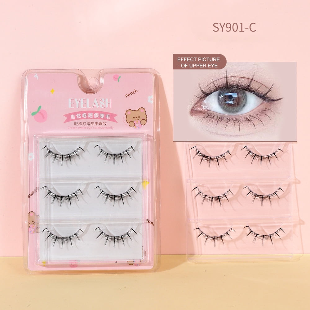 Fairy Soft Diy Grafted Lashes Natural Look Wispy Eyelashes Easy To Wear ...