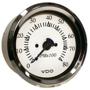 Faria 39004 Kronos Tachometer (6000 RPM) Gas - 4" - Walmart.com