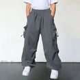 WERYOUNG Kids Cargo Pants With Multiple Pockets For Boys Girls Outdoor ...