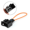 NATEFEMIN Fiber Optic Loop Male and Female Connector for BMW Car Audio ...