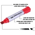 Mr. Pen- Wide Extra Jumbo Permanent Markers, 4 Pack, Assorted Colors ...