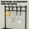 4-Tier Kitchen Storage Shelf Utility Cart w/ Casters, Plastic Steel ...