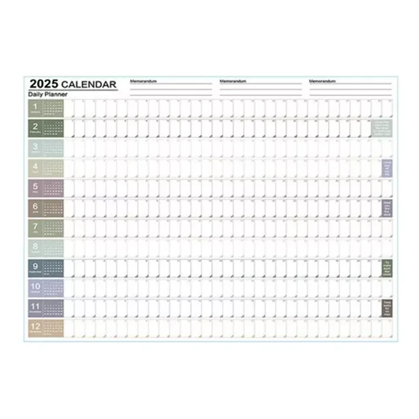 Calendario De Escritorio Calendario De Pared 2025 2025 Calen | Bodega ...